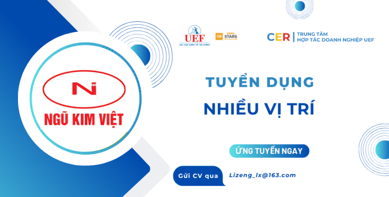 TD07.25_Công ty TNHH Dụng cụ Ngũ kim tuyển dụng